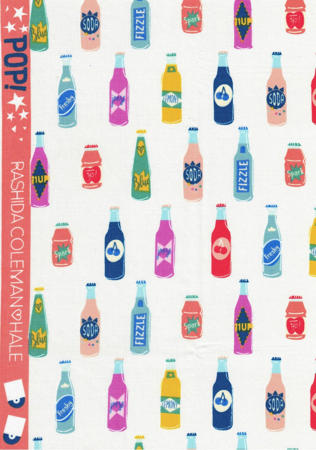 Ruby Star Society POP Soda Bottles White by the FQ - Etsy