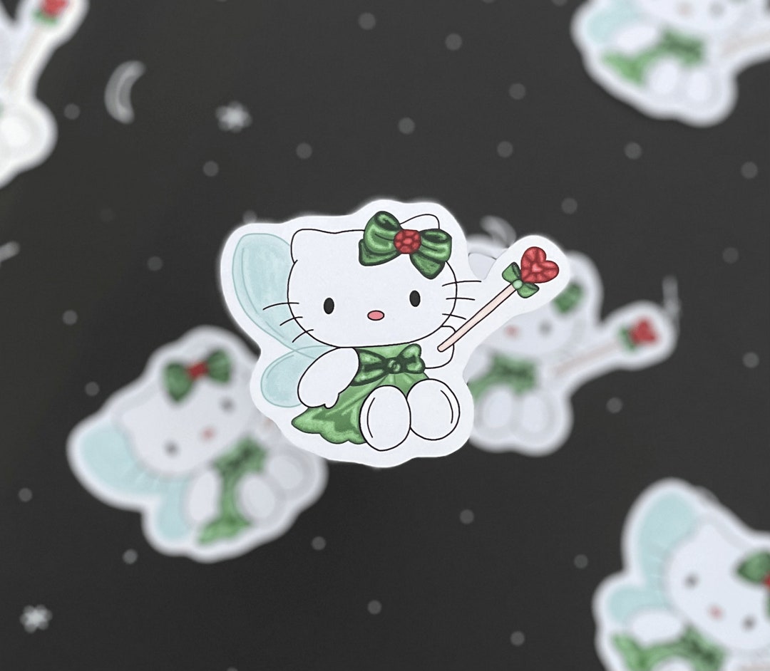 Hello Kitty Christmas Fairy Sticker Tinkerbell Costume, Hello Kitty ...