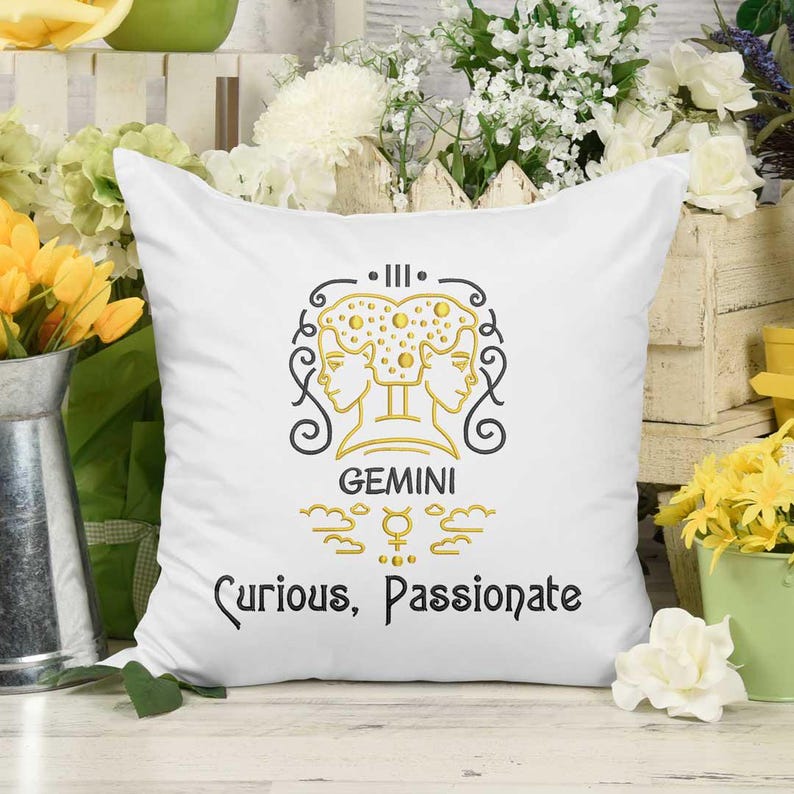 Zodiac Signs Embroidery Designs: Star Sign Traits (9 Sizes) (machine ...