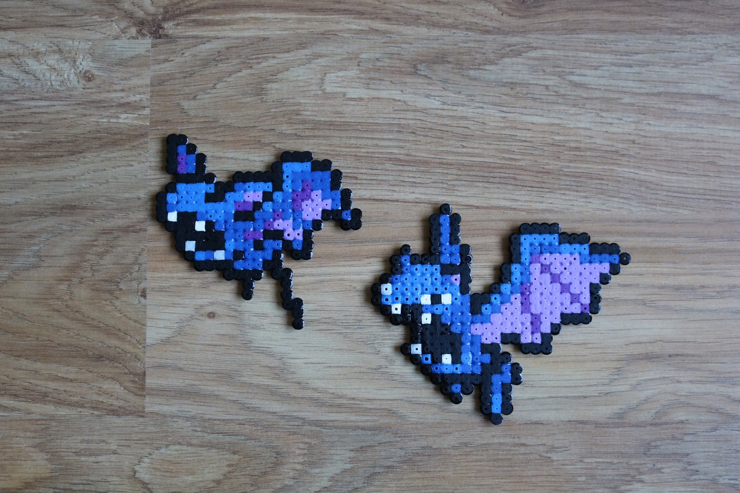 Pokemon Zubat & Golbat Perler Beads Hama Beads - Etsy UK