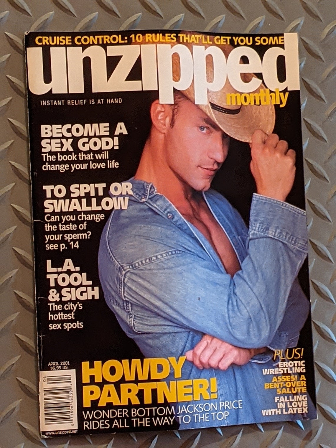 Unzipped Magazine Gay Adult Industry April 2001 | Etsy