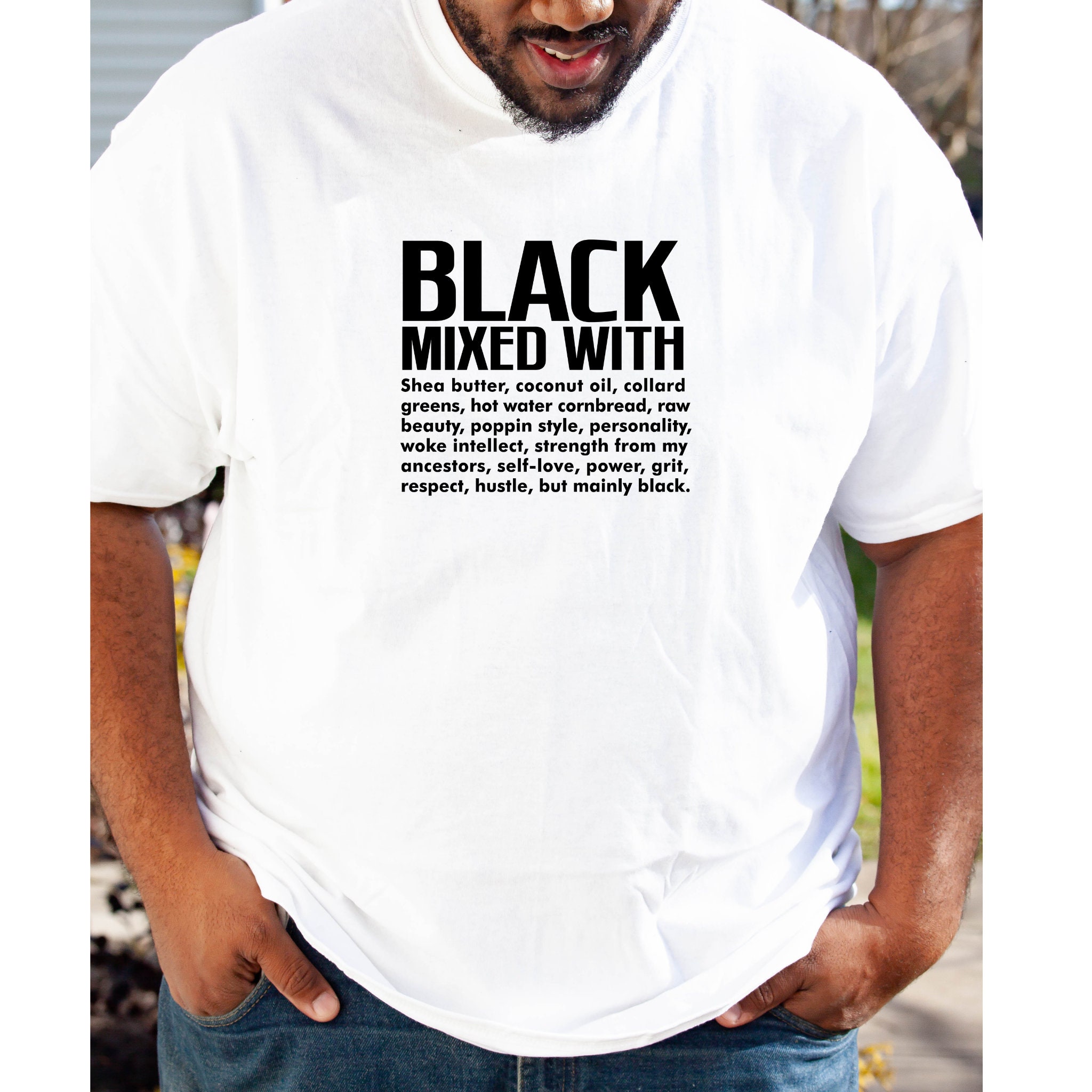 Black Mixed With Shirt, Black Woman Shirt, Melanin Shirts, Black Mom ...