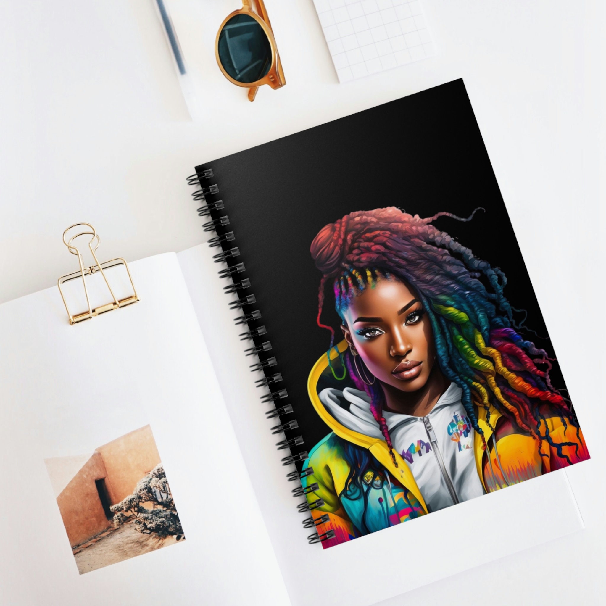 Beautiful Dread Loc Notebook, Black Girl Magic Journal, Dread Princess ...