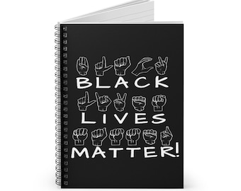 ASL Flowerhands Spiral Notebook - Etsy