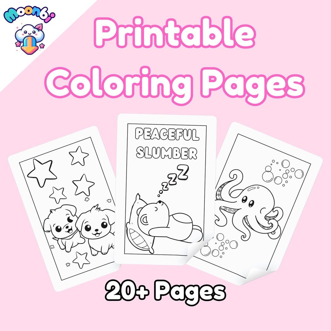 20+ Cute Animal Coloring Pages| Printable Coloring Pages for Kids ...