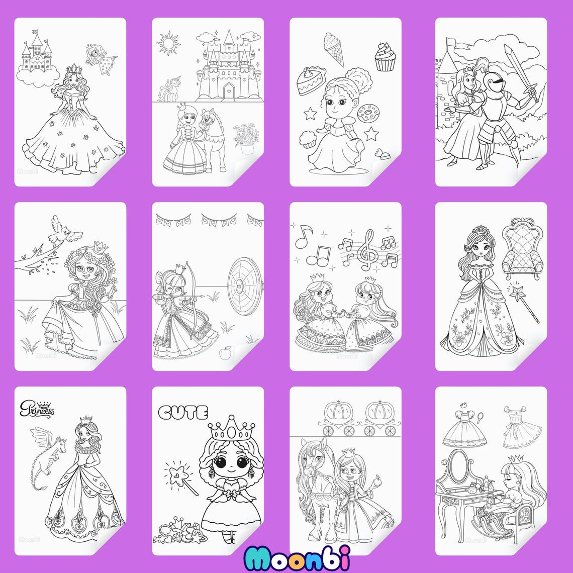 20+ Pretty Princess Coloring Pages | Printable Coloring Pages for Kids ...