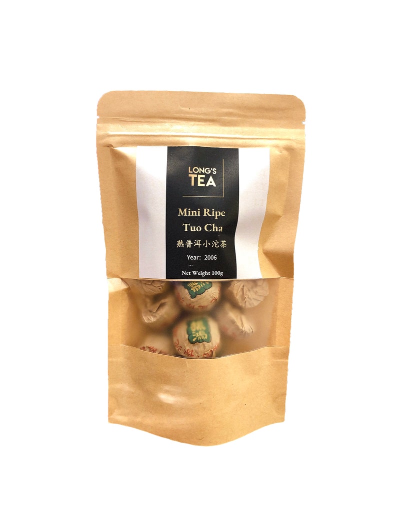 Mini Pu Er Tuo Cha (ripe & Raw), Full Fermented Puer, Half Fermented ...