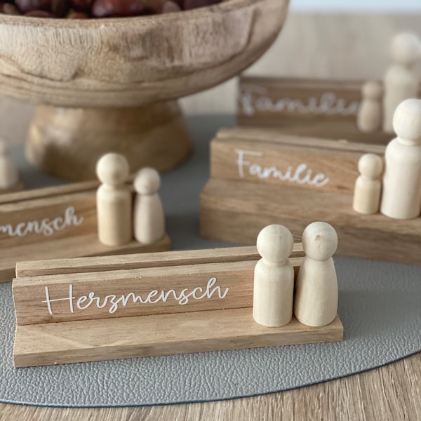 Wooden Postcard Holder - Etsy