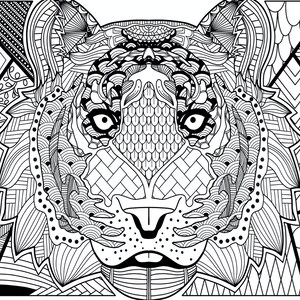 PRINTABLE Soothing Zentangle Colouring Pages 20 Pages - Etsy