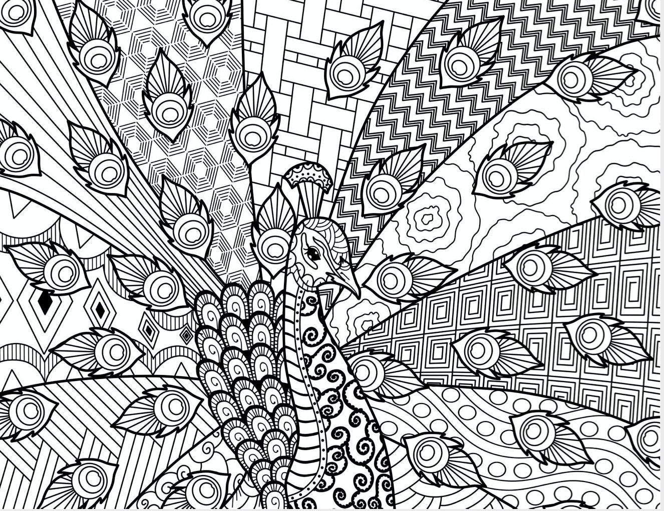 PRINTABLE Soothing Zentangle Colouring Pages (20 Pages) - Etsy