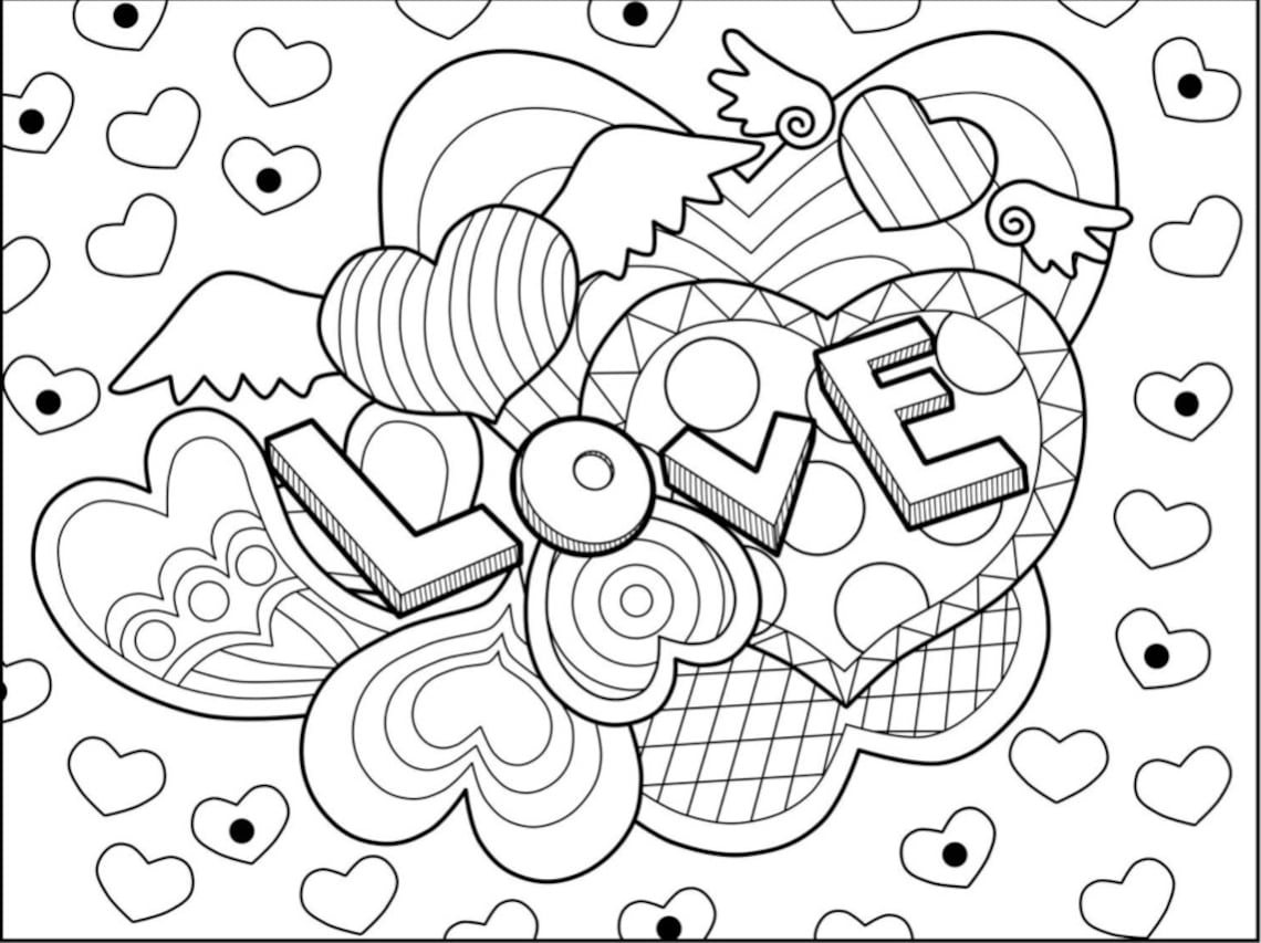 Positive Affirmation & Growth Mindset Colouring Pages X40, Printable ...