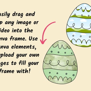 Easter Png Creator, Drag and Drop Easter Egg Canva Template, Easter ...