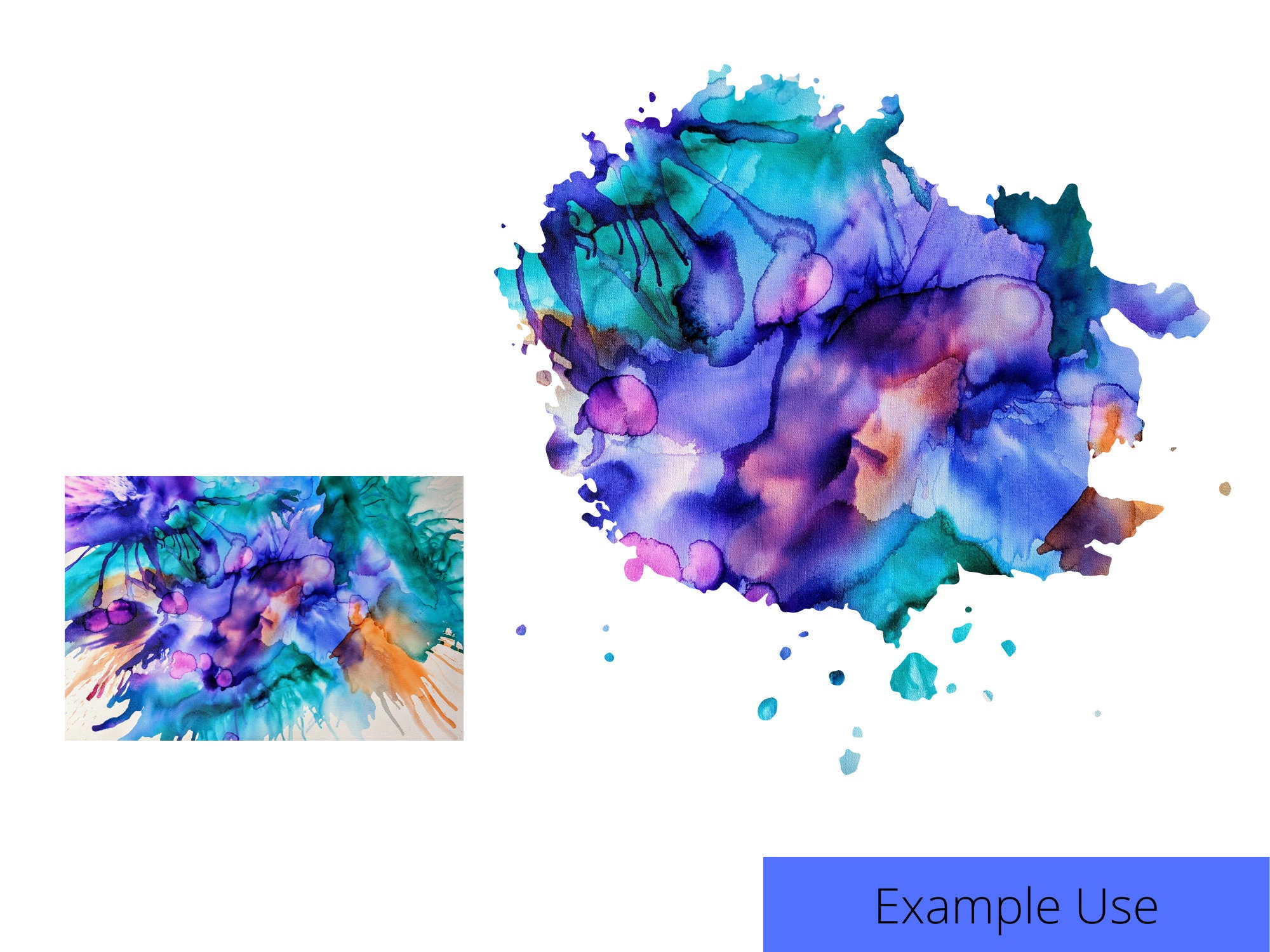 Paint Splash Canva Frame, Drag and Drop Photo Canva Template, Create Your Own Paint Splatter ...