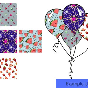 Balloon Custom Cliparts Fully Editable, 2 Pack Birthday Balloons Canva ...