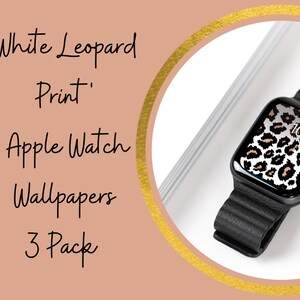 Animal Print Watch Wallpaper for Apple Watch, Leopard Print Watch Face ...