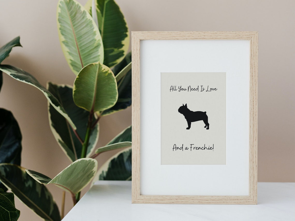 Frenchie Digital Print X 3, Instant Download, Home Decor, Digital ...
