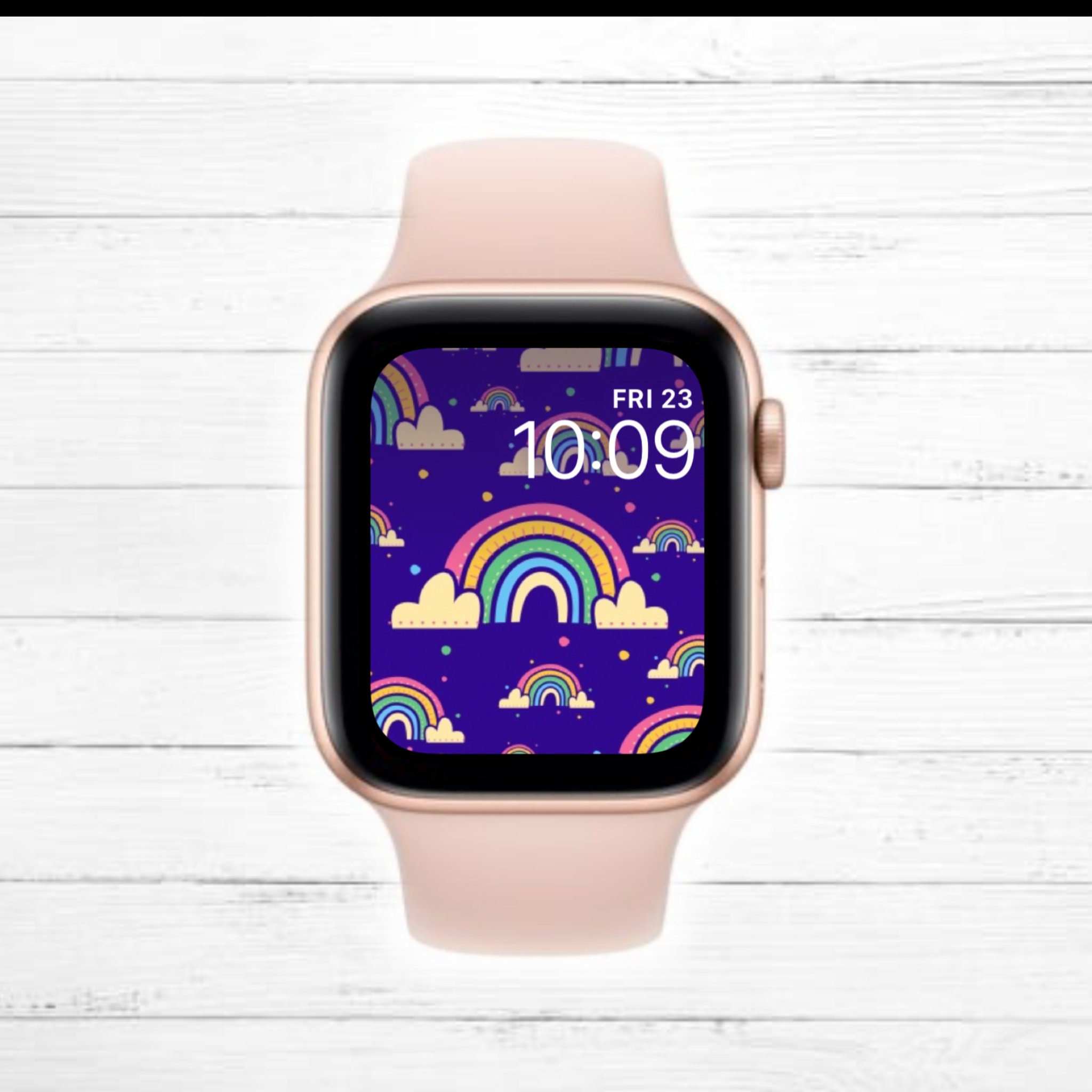 Gay Pride Rainbow Apple Watch Wallpaper, Rainbows Apple Watch Face ...