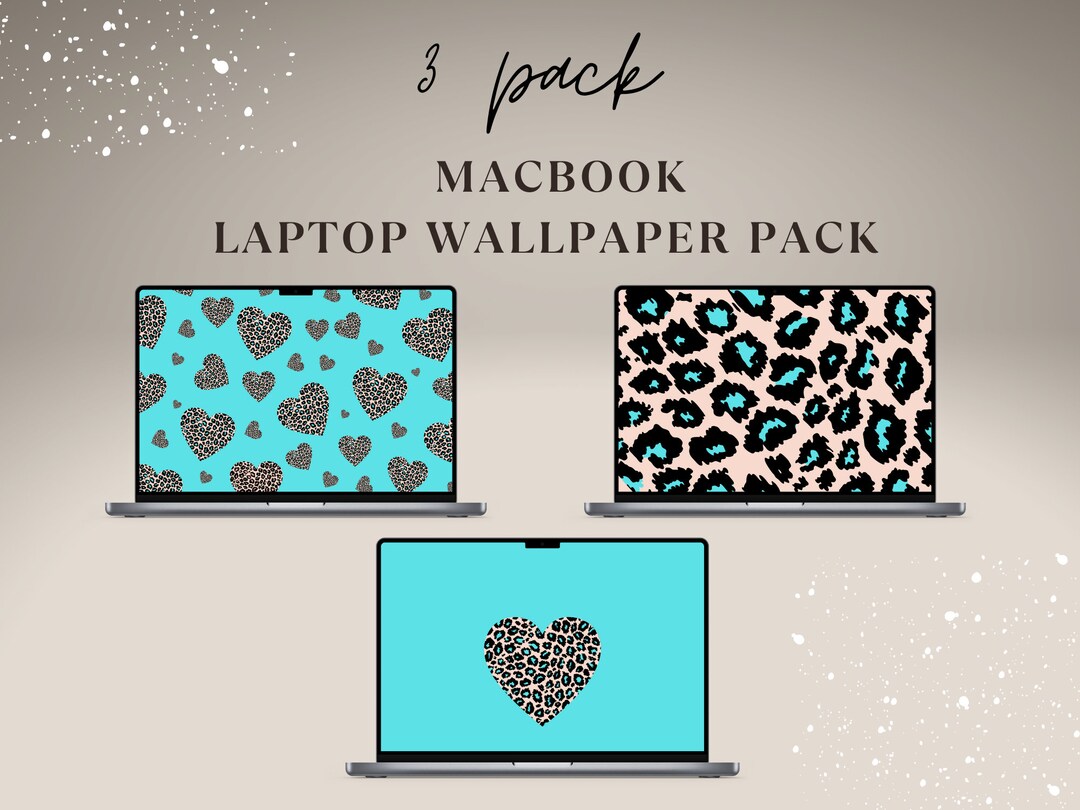 Desktop Wallpaper for Macbook, Laptop Wallpaper, Leopard Print ...