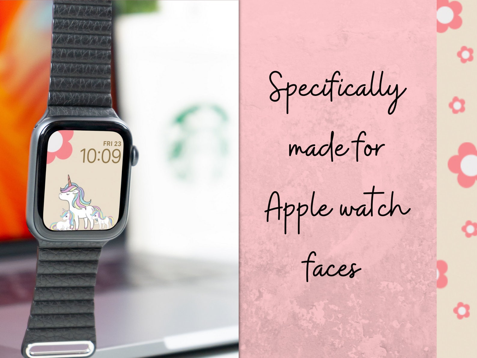 Apple Watch Wallpaper Unicorn Wallpaper Apple Watch Face | Etsy