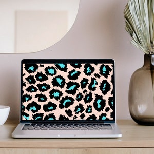 Desktop Wallpaper for Macbook, Laptop Wallpaper, Leopard Print ...