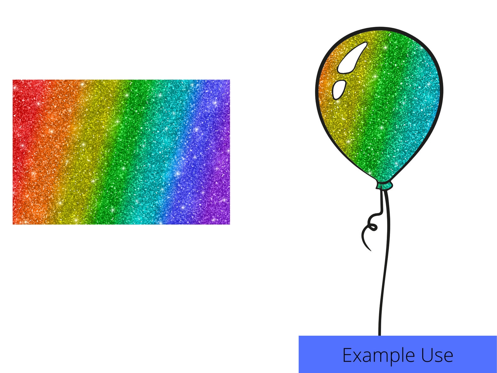 Balloon Custom Cliparts Fully Editable, 2 Pack Birthday Balloons Canva ...