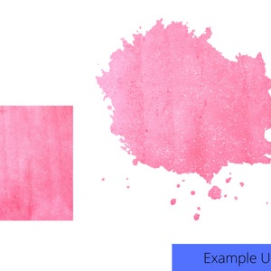 Paint Splash Canva Frame, Drag and Drop Photo Canva Template, Create ...