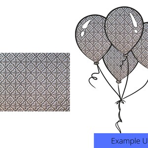 Balloon Custom Cliparts Fully Editable, 2 Pack Birthday Balloons Canva ...