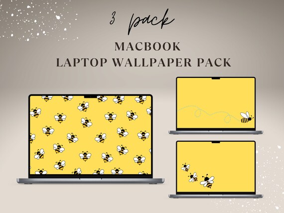 Bumble Bee Desktop Wallpaper for Macbook Laptop Wallpaper | Etsy