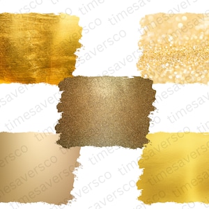 Gold Background Png Bundle, Textured Effect Background Sublimation File ...