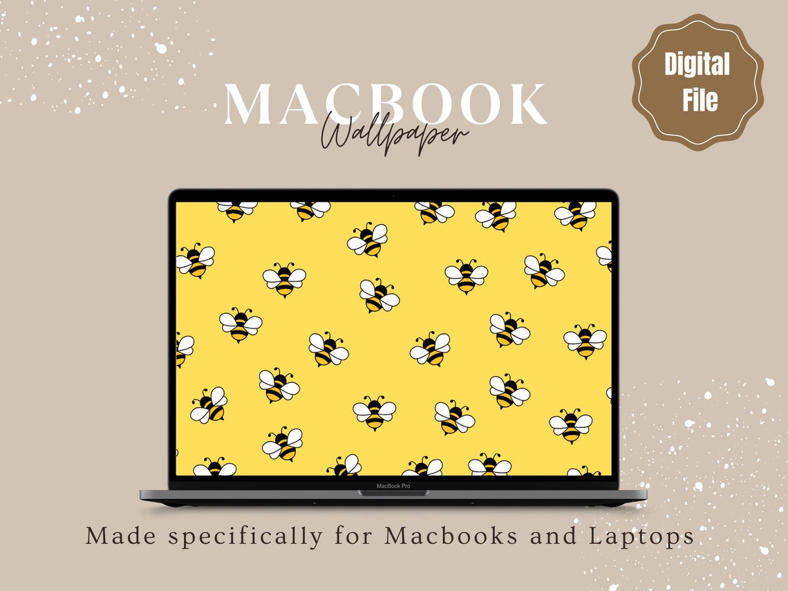 Bumble Bee Desktop Wallpaper for Macbook, Laptop Wallpaper, Bumble Bee ...