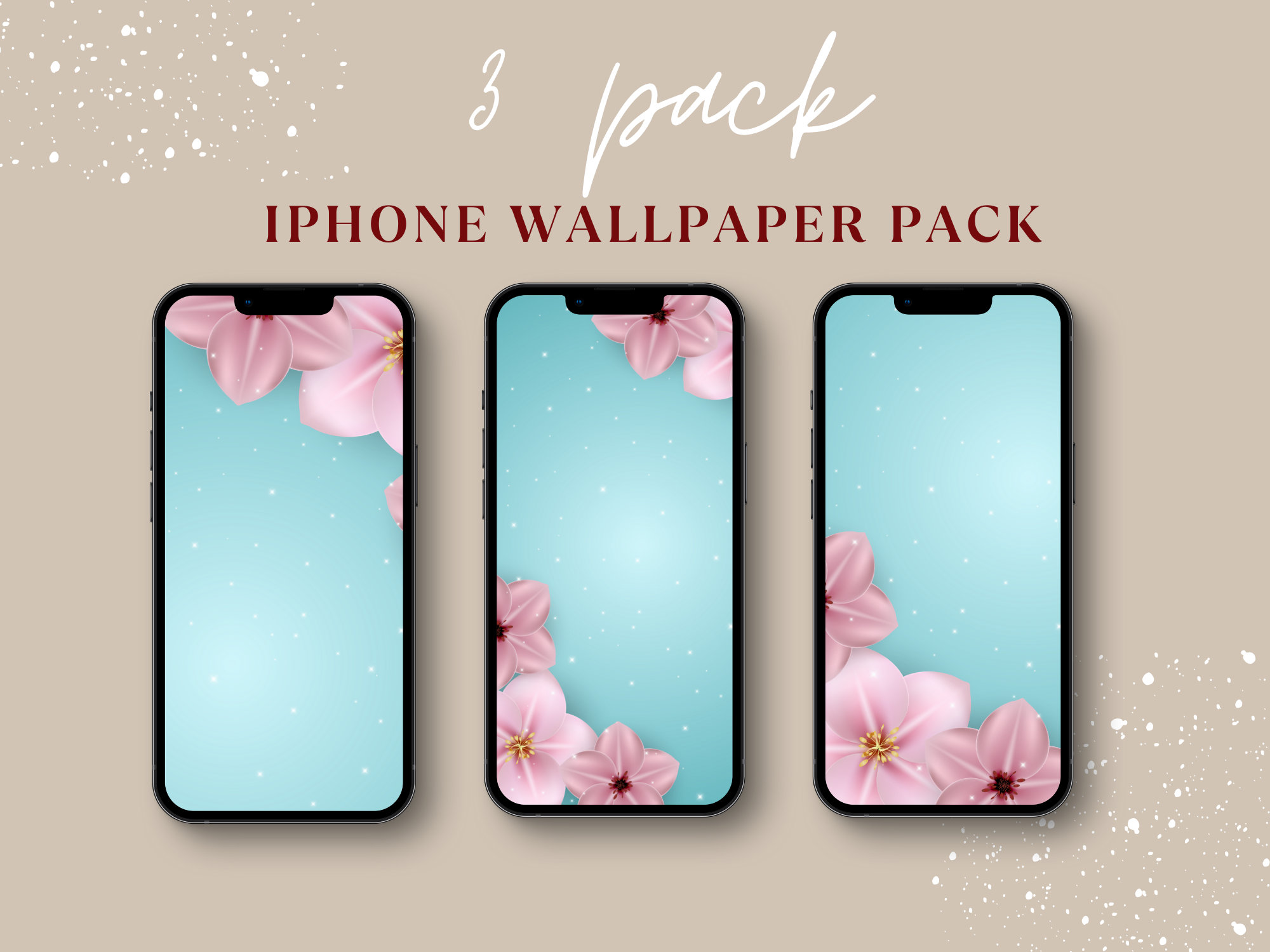 Pink Floral Iphone Wallpaper