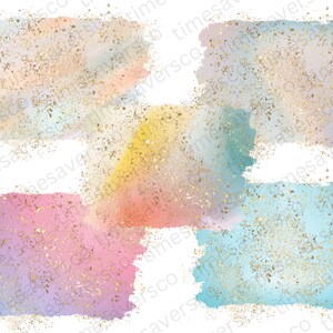 Pastel Background PNG Bundle, Pastel Gold Flecks Background Sublimation ...