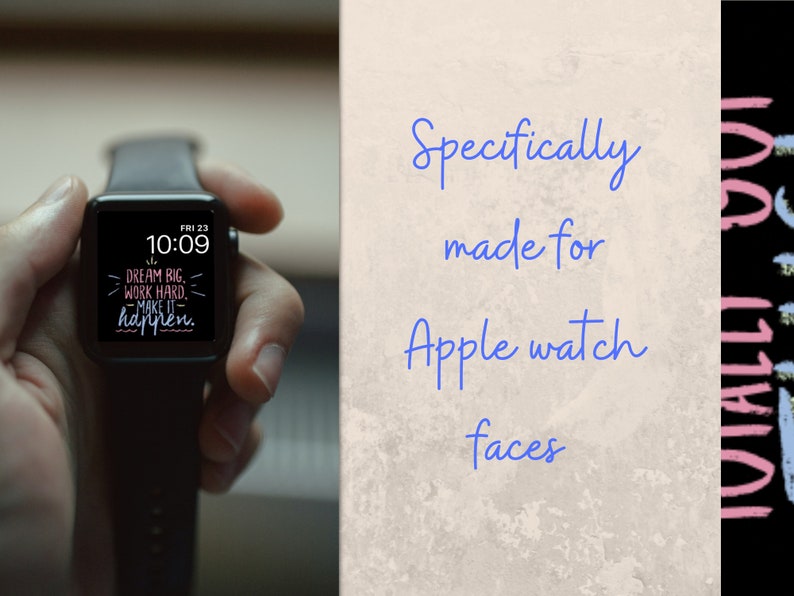 Apple Watch Wallpaper, Quote Wallpaper, Apple Watch Face, Set of Three ...