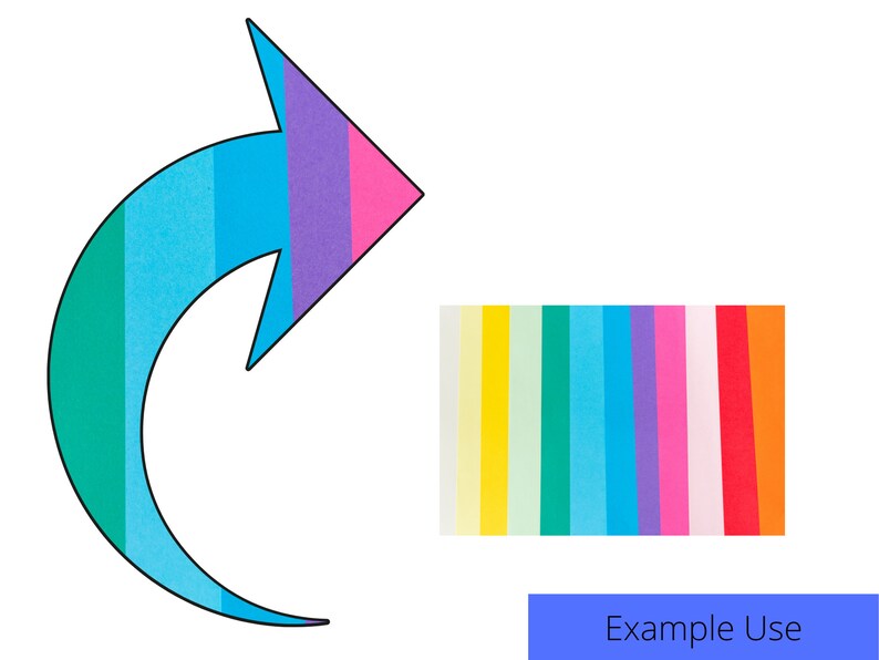 Arrow Clipart Drag and Drop Template, Canva Frame Template Arrows ...