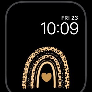 Apple Watch Wallpaper, Leopard Wallpaper, Apple Watch Face, Set of ...
