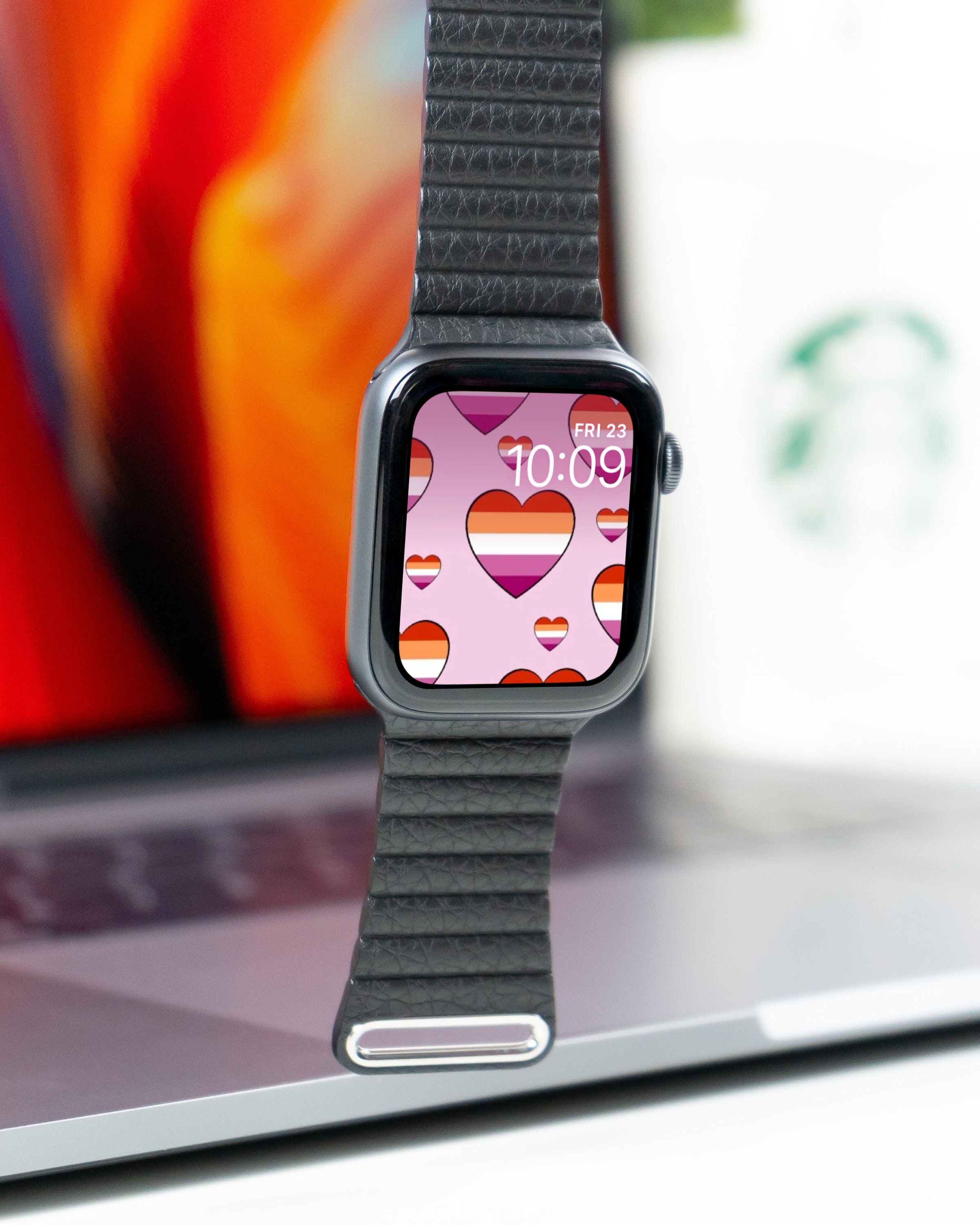 Lesbian Pride Apple Watch Wallpaper, Pride 2022 Accessories, Lesbian ...