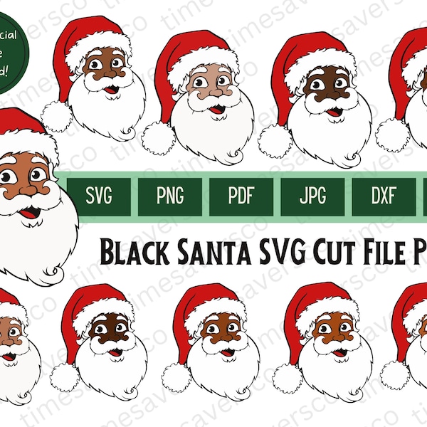 Black Santa - Etsy