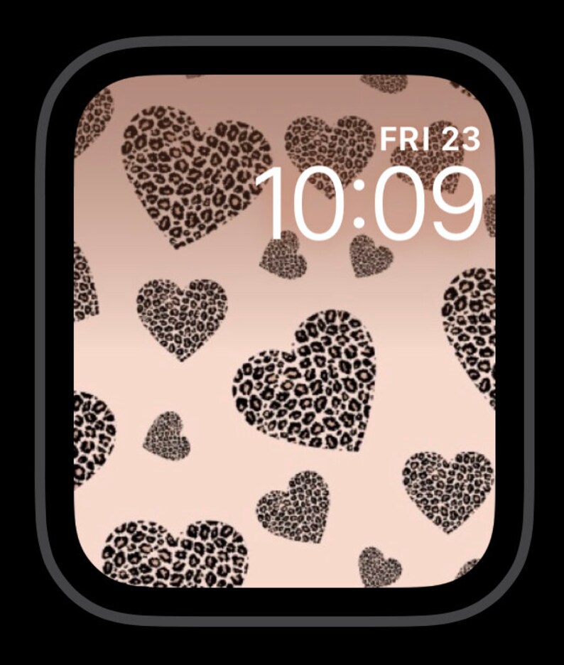 Apple Watch Wallpaper Leopard Wallpaper Apple Watch Face - Etsy