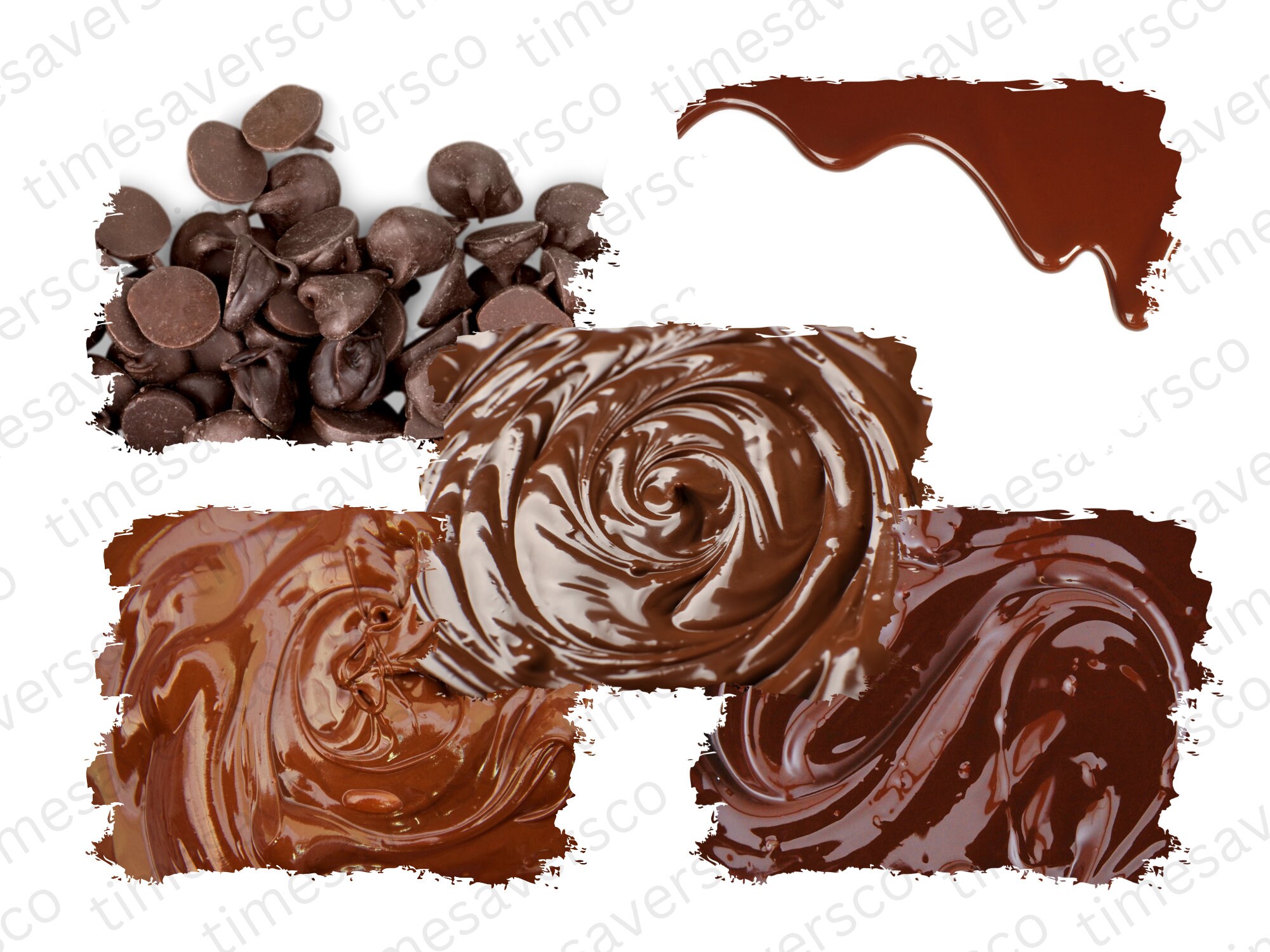 Chocolate Background PNG Bundle, Background Sublimation File, Chocolate ...