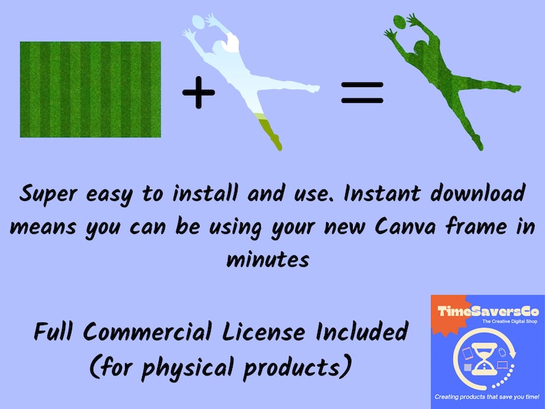 Soccer Canva Frame Bundle, Canva Frame Template, Create Your Own ...