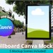 Billboard Mockup, Canva Drag and Drop Frame, Billboard Advertisement ...