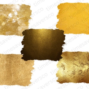 Gold Background Png Bundle, Textured Effect Background Sublimation File ...