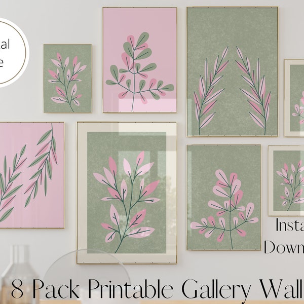 Pink and Sage - Etsy