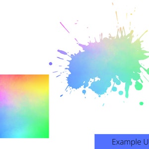 Paint Splash Canva Frame, Drag and Drop Photo Canva Template, Create ...