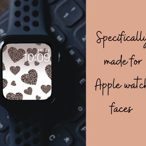 Animal Print Watch Wallpaper for Apple Watch, Leopard Print Watch Face ...