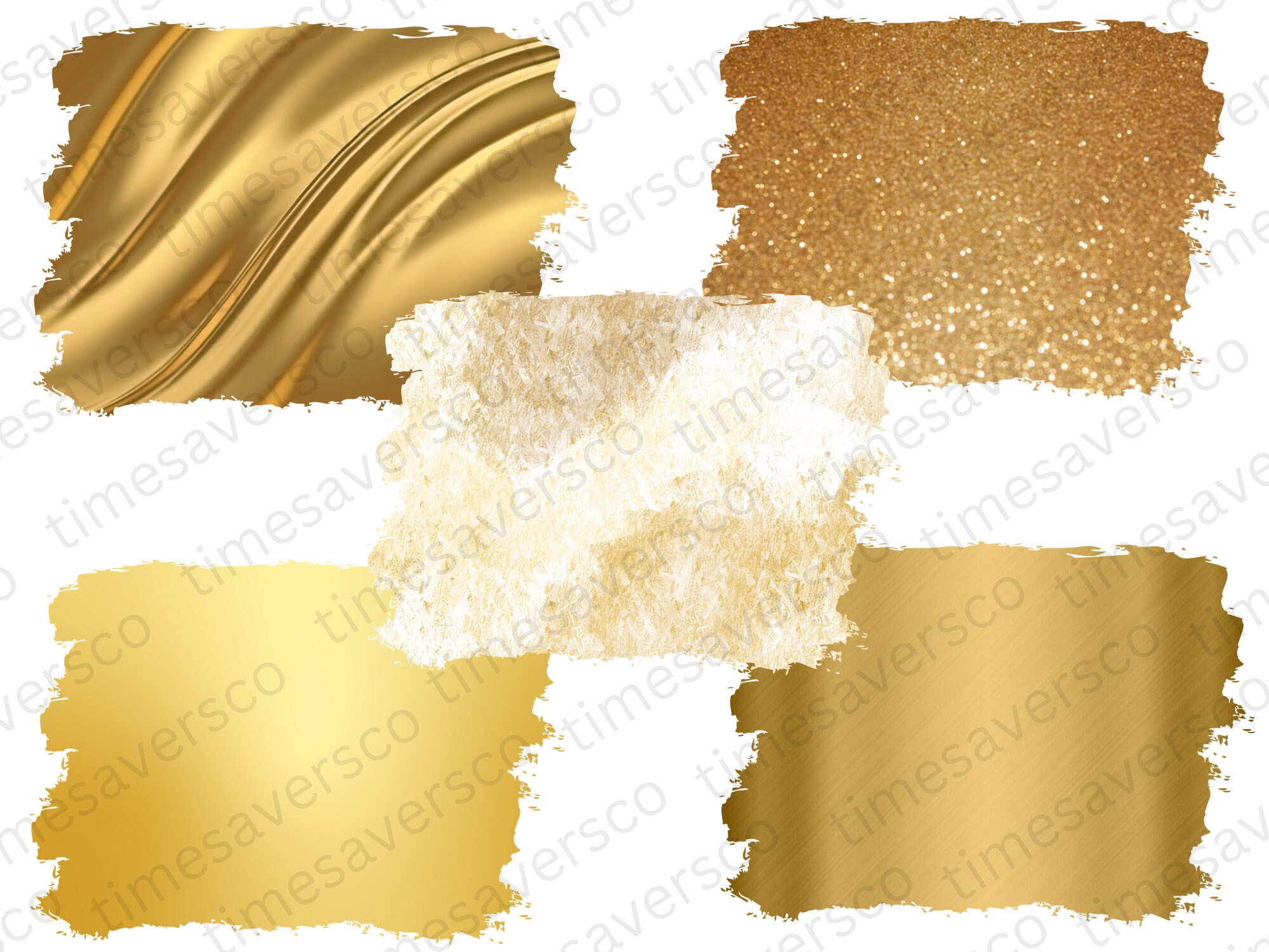 Gold Background Png Bundle, Textured Effect Background Sublimation File ...