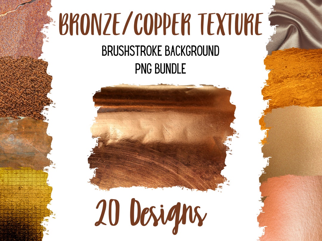 Bronze Metallic PNG Background Bundle, Background Sublimation File ...