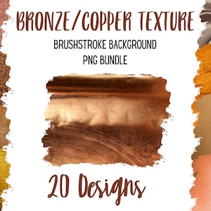 Bronze Metallic PNG Background Bundle, Background Sublimation File ...