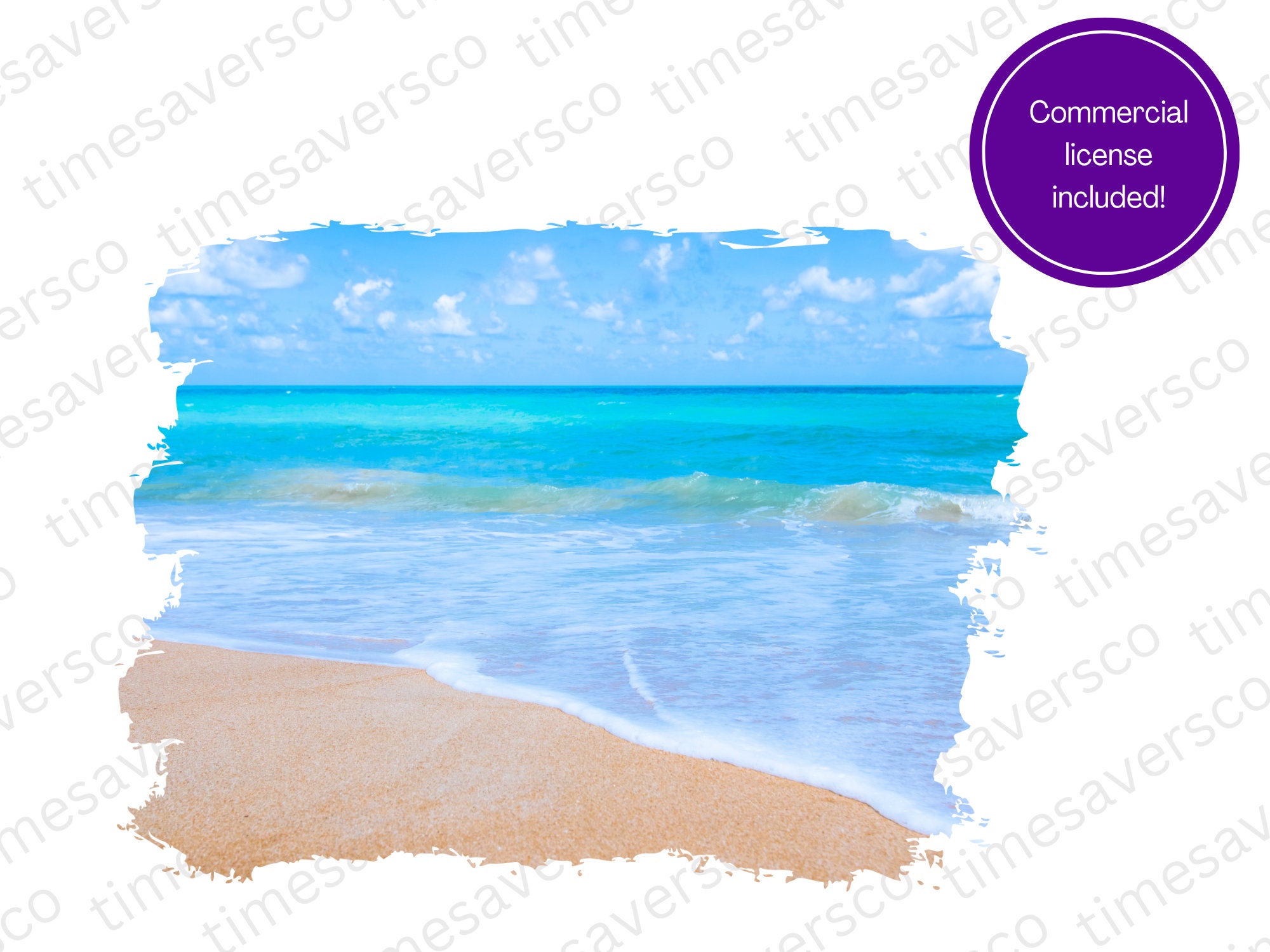 Beach Background PNG Bundle, Background Sublimation File, Beach Sea ...