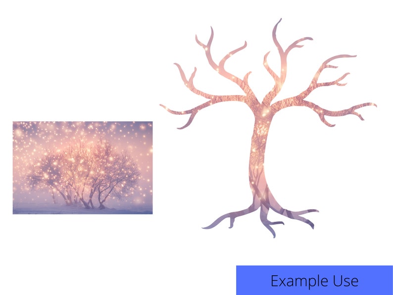 Tree PNG DIY Drag and Drop Canva Template Bundle Canva Tree - Etsy